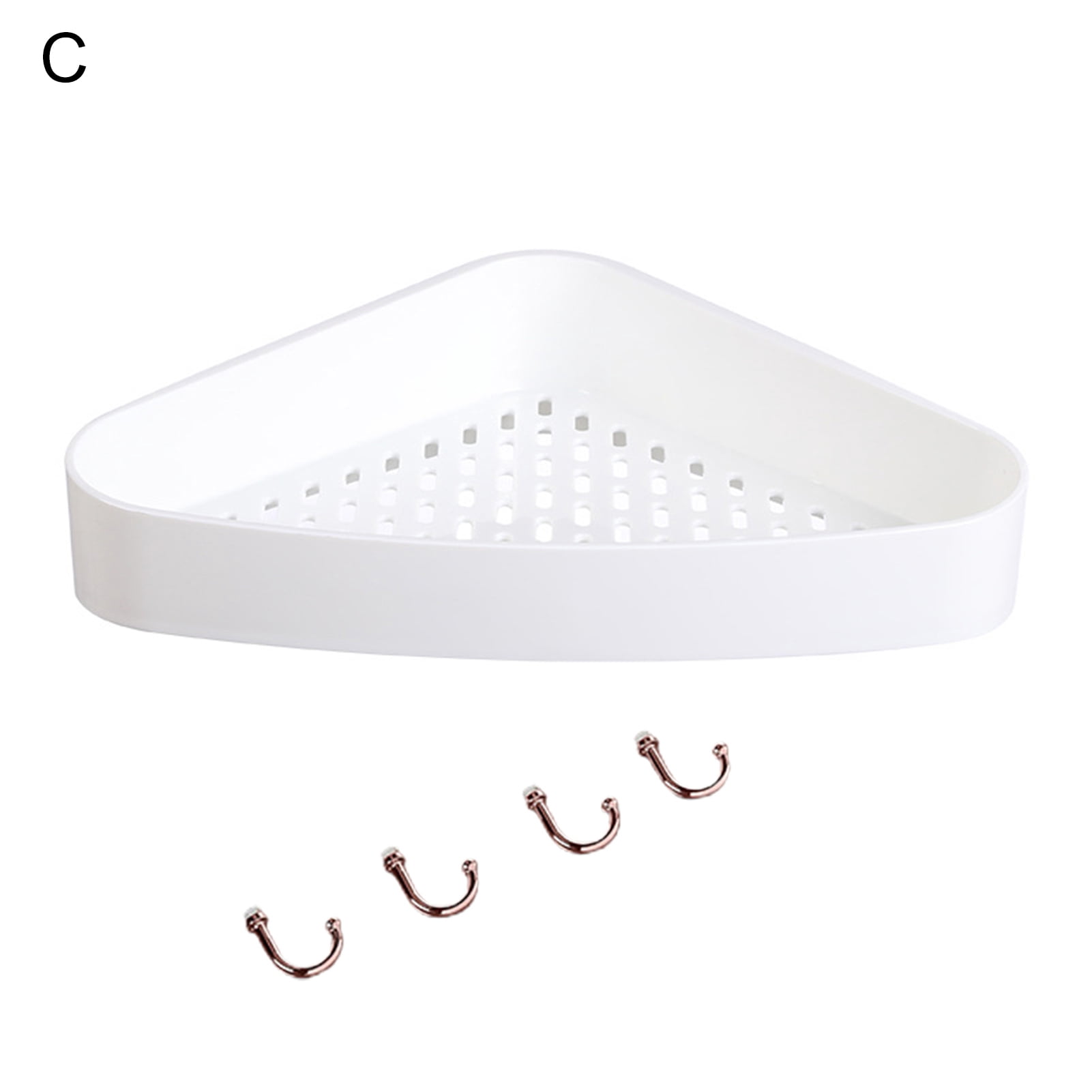 Hadanceo Triangular Corner Shelf Wall Mounted Bathroom Organizer ...