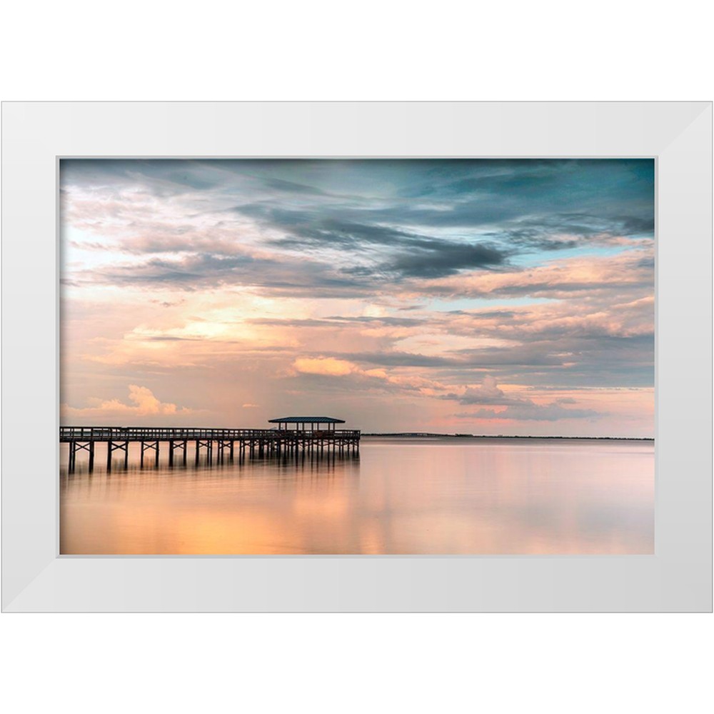 Haddad, Sheila 24x17 White Modern Wood Framed Museum Art Print Titled ...