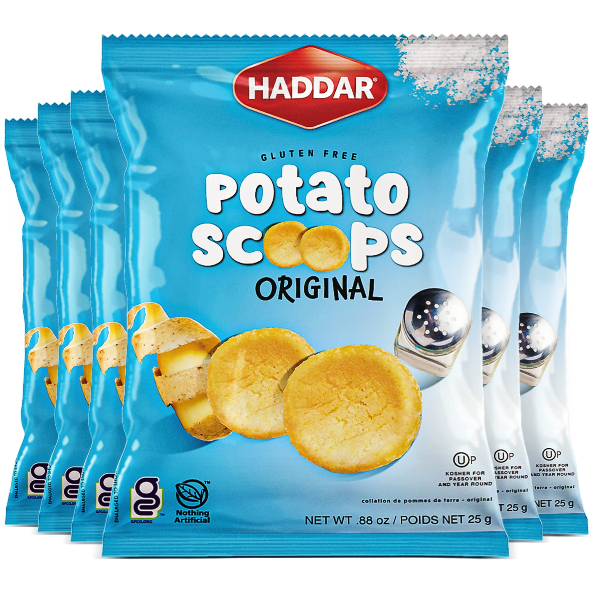 Haddar Baked Potato Scoops, MSF2 Original .88oz (6 Pack) | Baked Potato ...