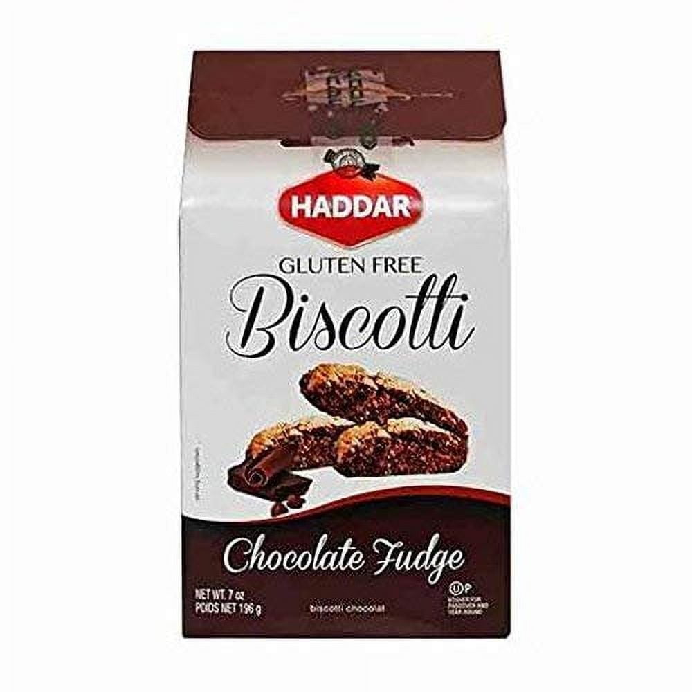 HADDAR, Biscotti Chocolate Fudge, 7 Oz, Kosher for Passover - Walmart.com