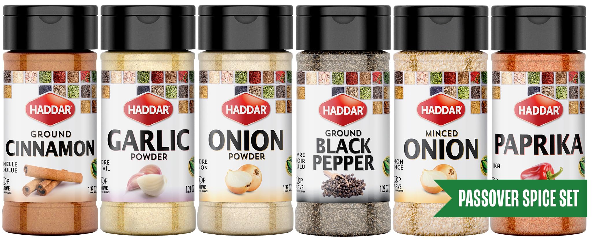 Haddar Passover SpiceUMRT Set, 6 Essential Spices, 1.23 oz | Powder ...