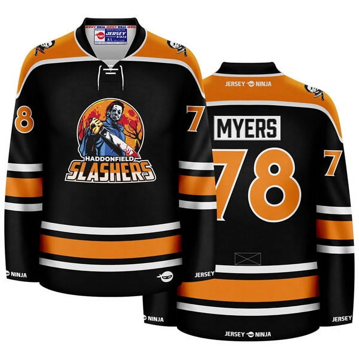 Haddonfield Slashers Michael Myers Hockey Jersey - Walmart.com