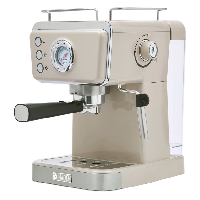 Haden Barista Brew Espresso Coffee Machine w/Froth Function, Putty ...
