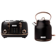 HADEN Retro Margate Poodle & Blonde 4-Slice Wide Slot Toaster, Spotted ...