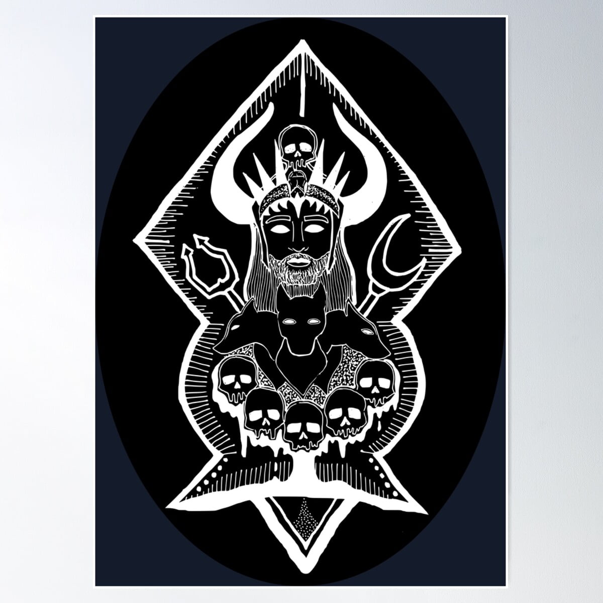 Hades Poster, 12x18 UNFRAMED - Walmart.com