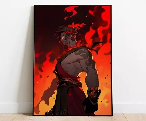 Hades Poster Print Gaming Poster Room Decor Wall Decor Gaming Decor NO ...