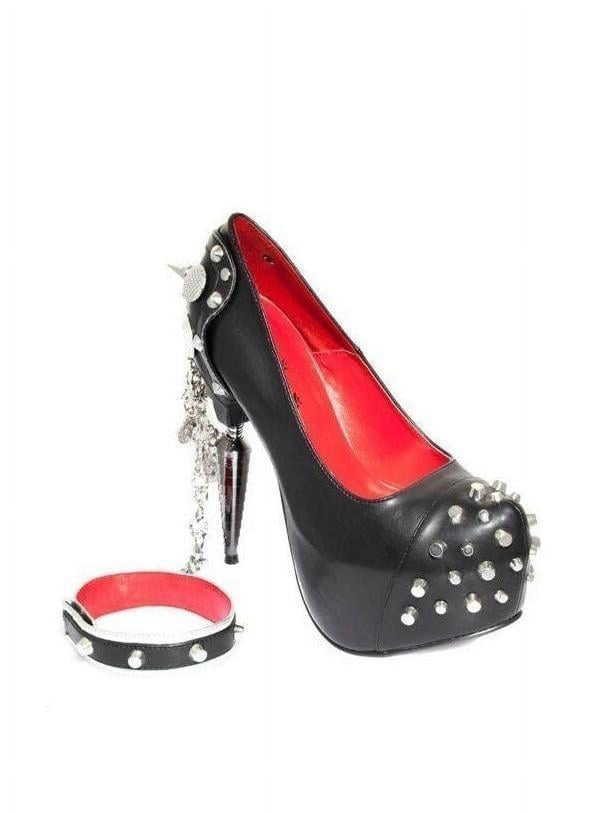 Hades Shoes H-Bond Platform Pump With Detachable Studded Ankle Strap 9 ...