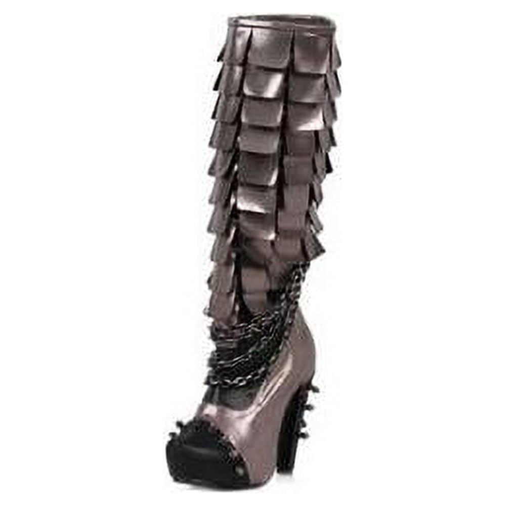 Hades Shoes H-Caymene Knee Boot with custom cut scale-like flaps ...