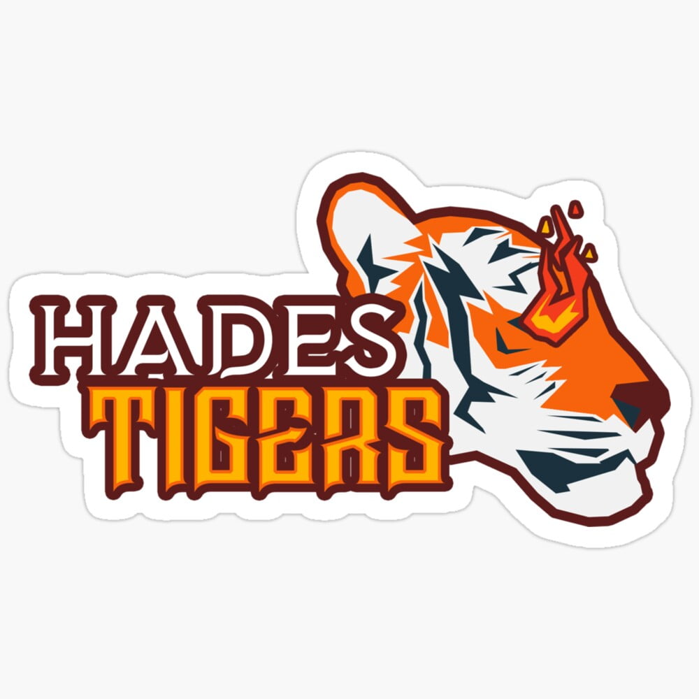 Hades Tigers Logo - Blaseball Sticker Baseball Sticker, Football ...