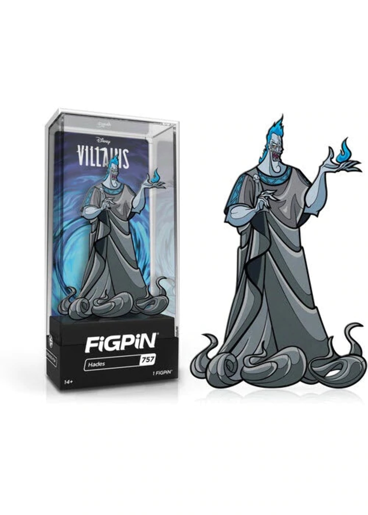 Disney Villains: Hades FiGPiN #757, Collectible Zinc Alloy Pin, Display ...