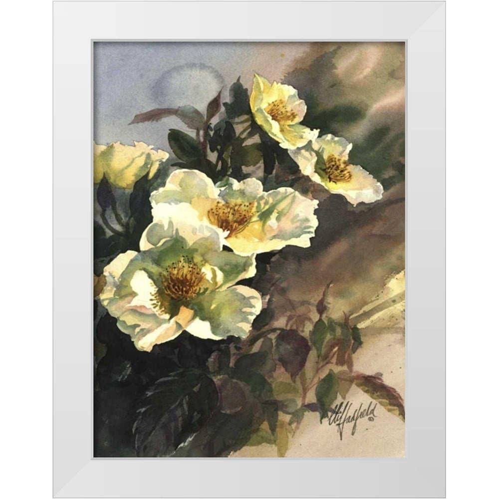 Hadfield, Clif 12x14 White Modern Wood Framed Museum Art Print Titled ...