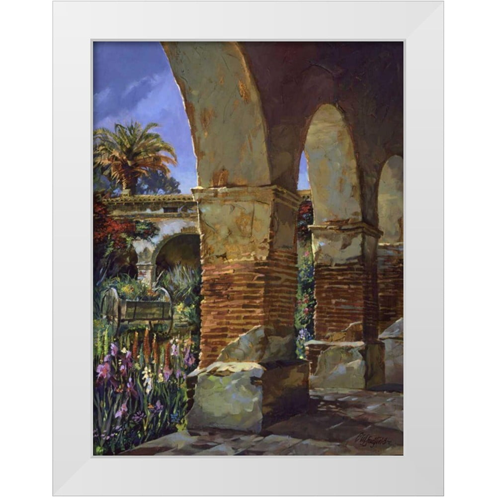 Hadfield, Clif 19x24 White Modern Wood Framed Museum Art Print Titled ...