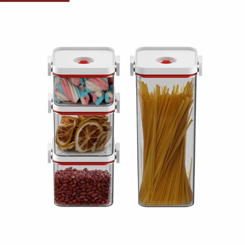 HadinEEon Clear PET Airtight Food Storage Container (4 Count) - Walmart.com