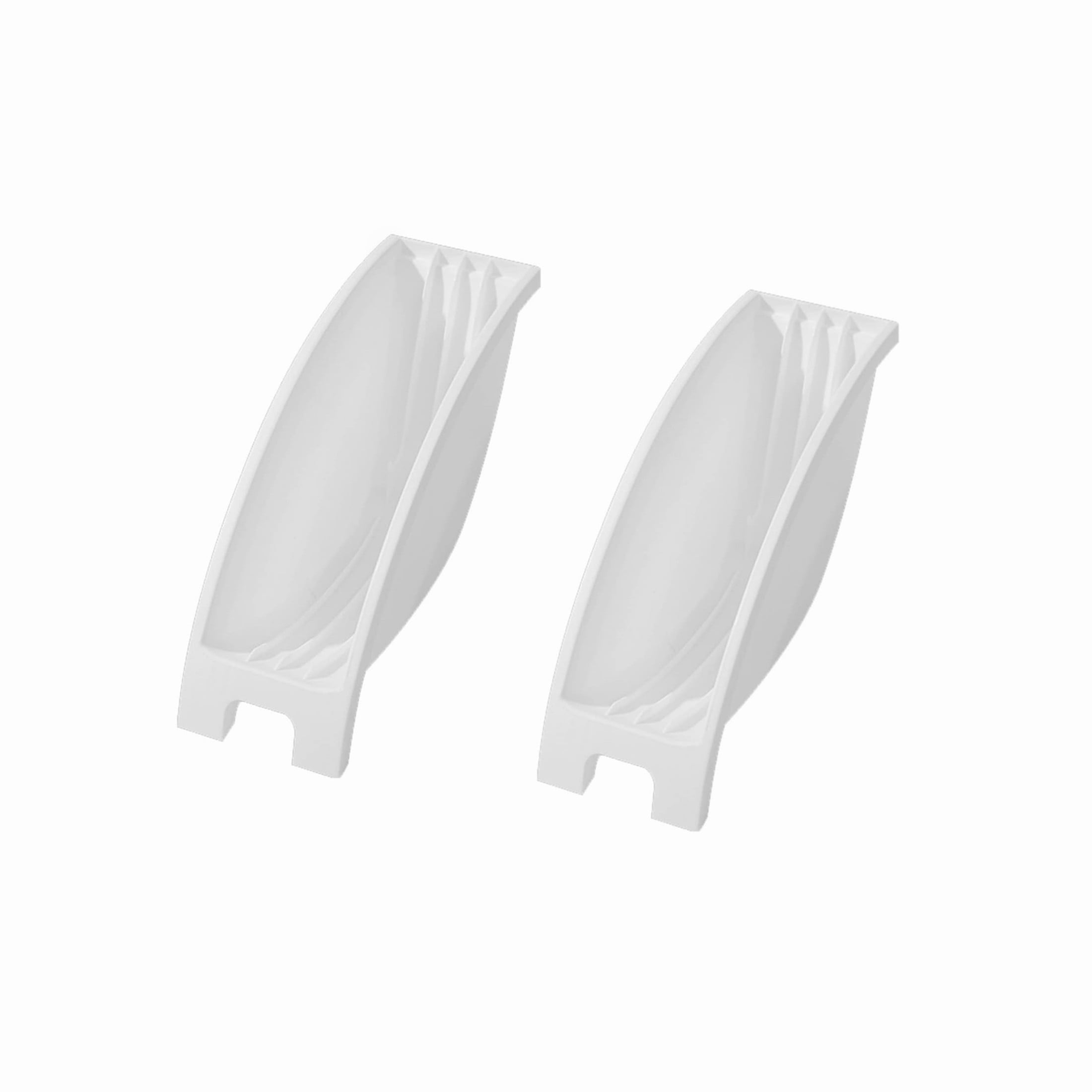 HadinEEon Vertical Plate Dish Organizer 2Pc Set-Space Saving Dish Rack ...