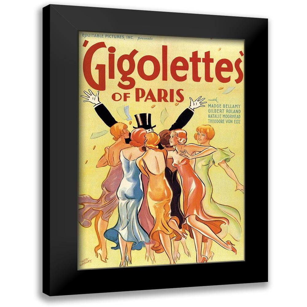 Hadley, Hap 11x14 Black Modern Framed Museum Art Print Titled ...