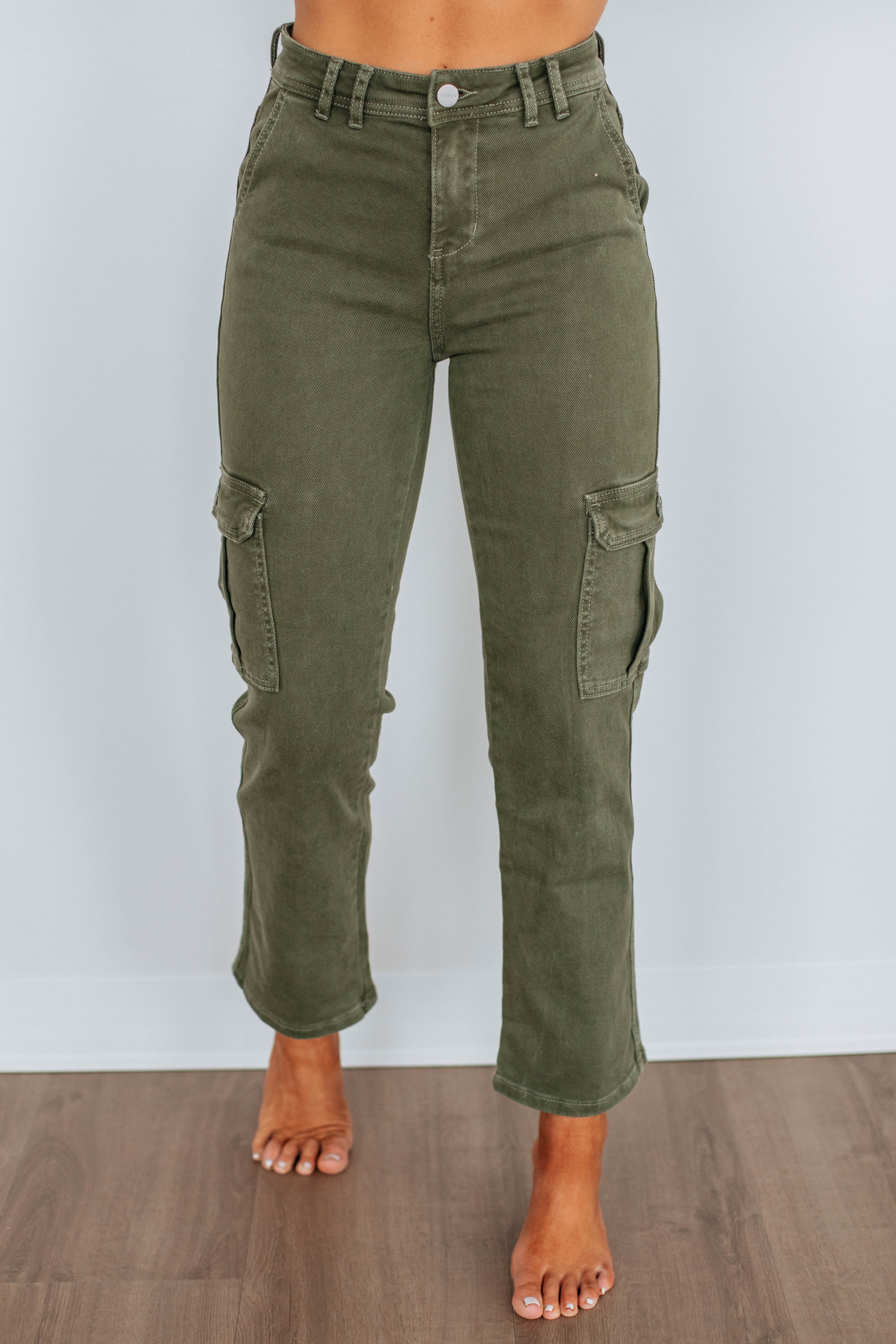 Hadley Risen Cargo Jeans - Moss - Walmart.com