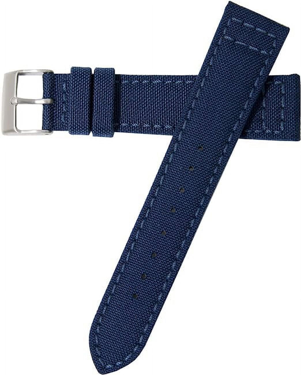 Hadley-Roma MS-850 20mm Navy 'Cordura Men's Genuine Watch Band ...