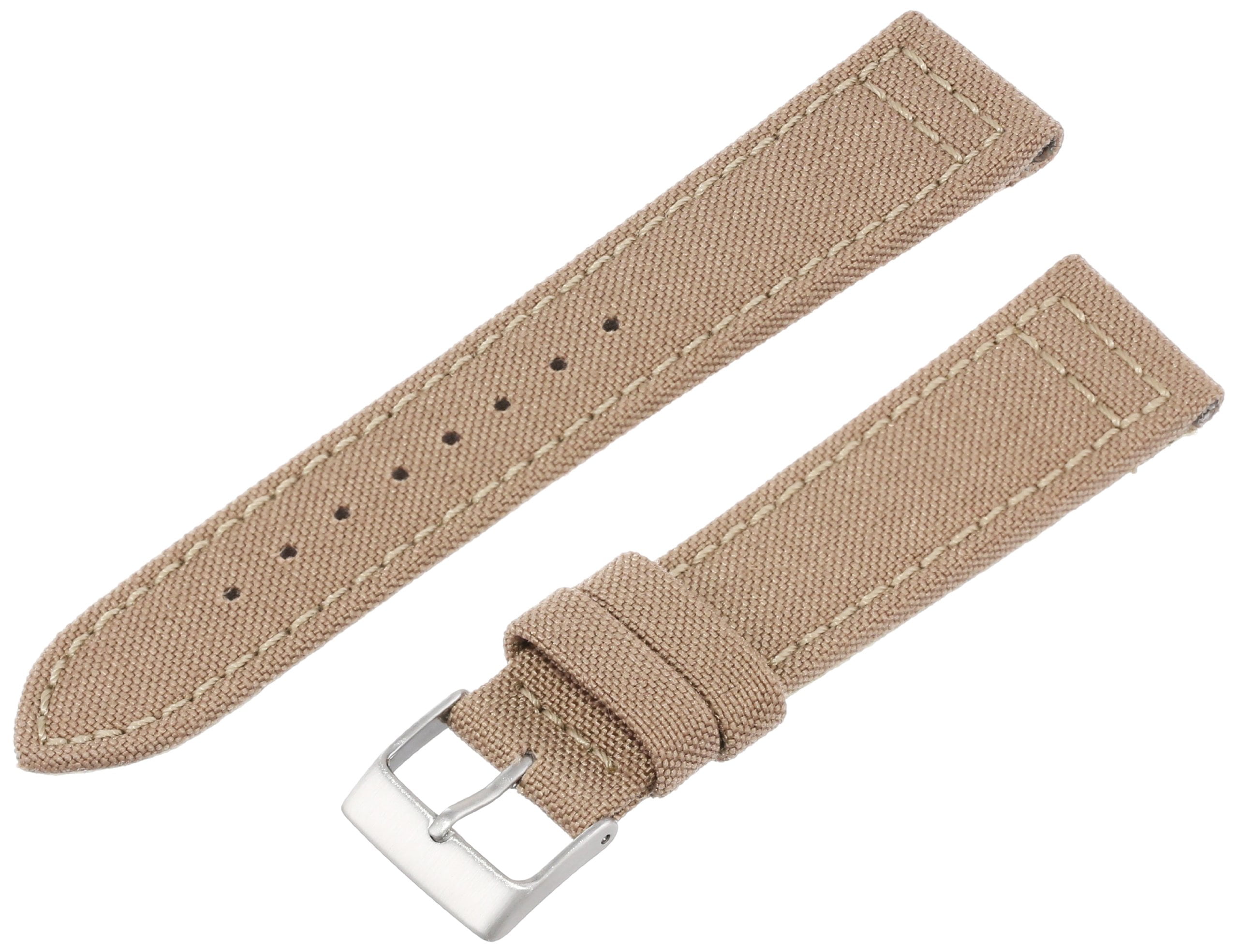 Hadley-Roma MS-850 20mm Desert Sand 'Cordura Men's Genuine Watch Band ...