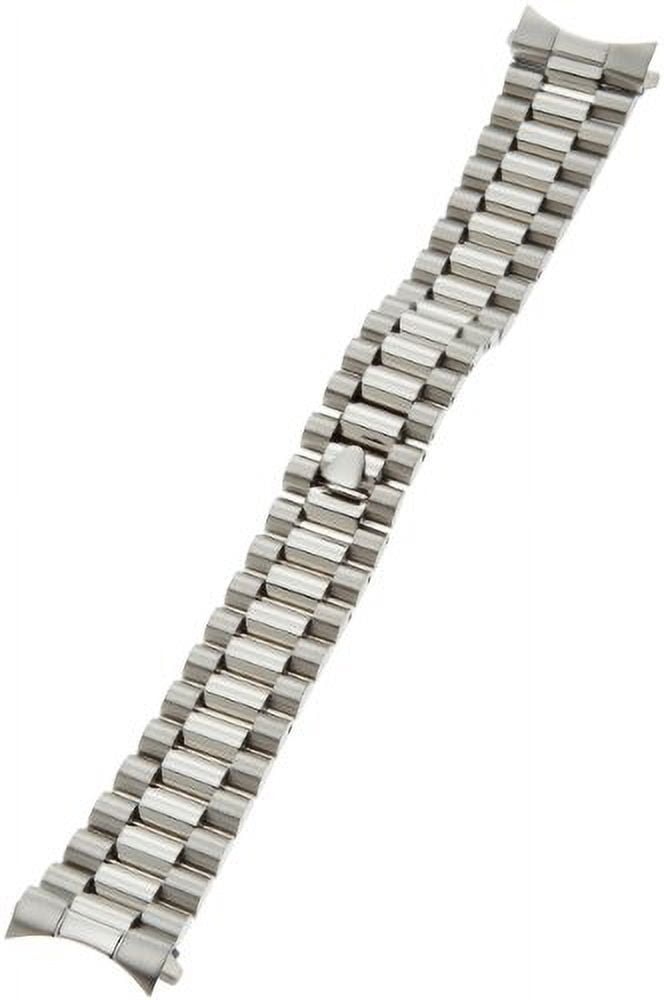 Hadley-Roma Men's Stainless Steel Watch Bracelet MB4226RWSandC20 20-mm ...