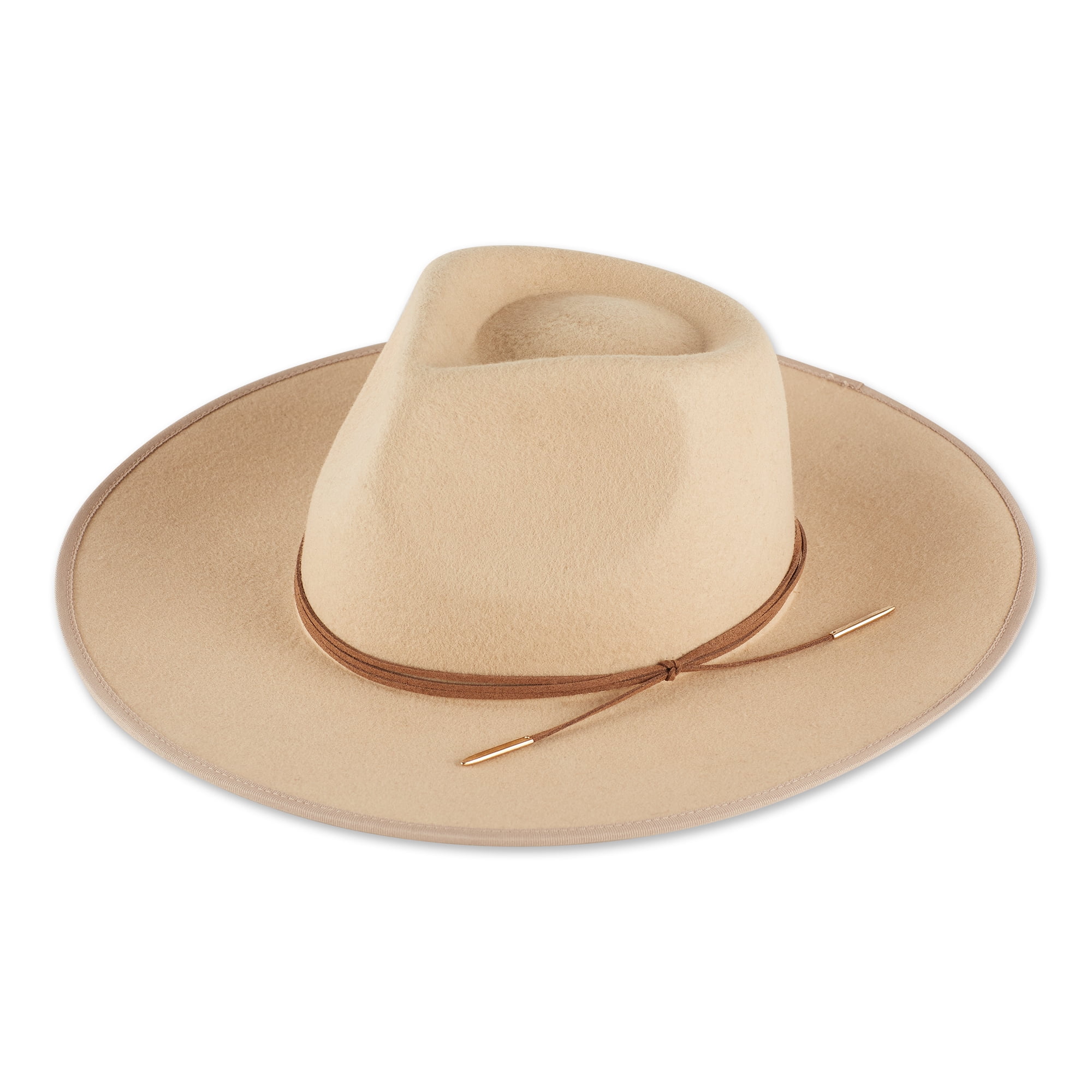 Hadley Wren Faye Wool Panama Hat - Nude - Walmart.com