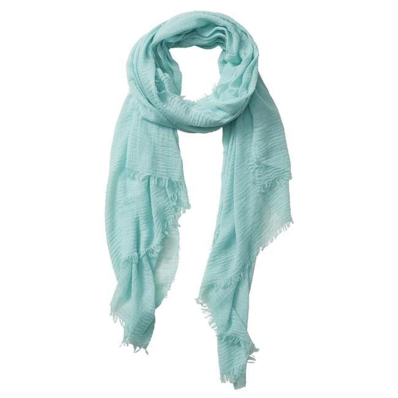 Hadley Wren Women's Cotton Polyester Long Scarf, Green, 1-Piece ...