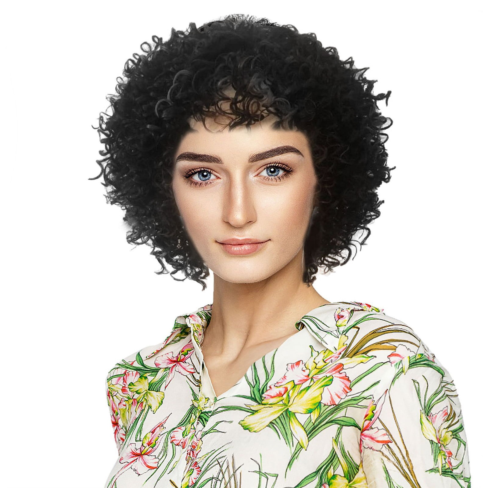 Hadred Wigs Wigs Human Hair Black Women Natural Sexy Short Wavy Curly