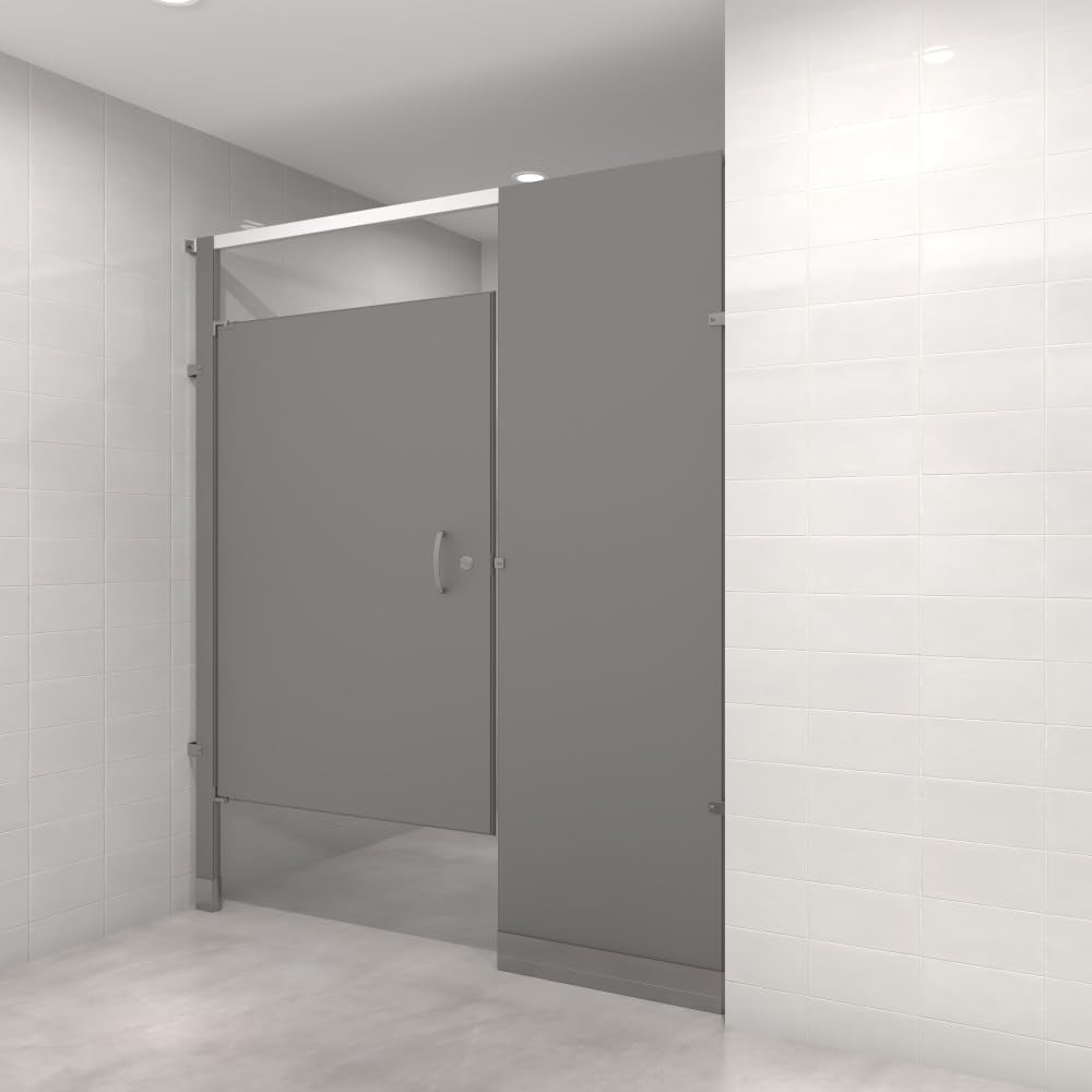 Hadrian Powder Coated Bathroom Partition - Between Walls - 1 Stall ...
