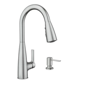 Free Shipping! Moen Renzo One Handle Chrome Pull Out Kitchen Faucet ...