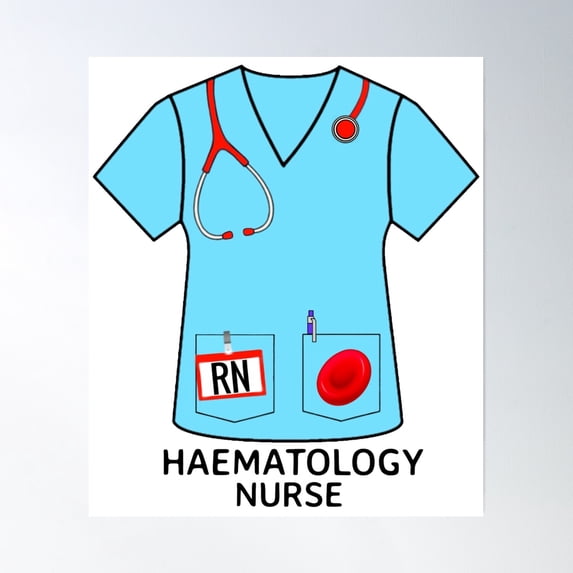 Haematology Nurse Poster Wall Art, Modern Wall Decor, 12x18 UNFRAMED ...