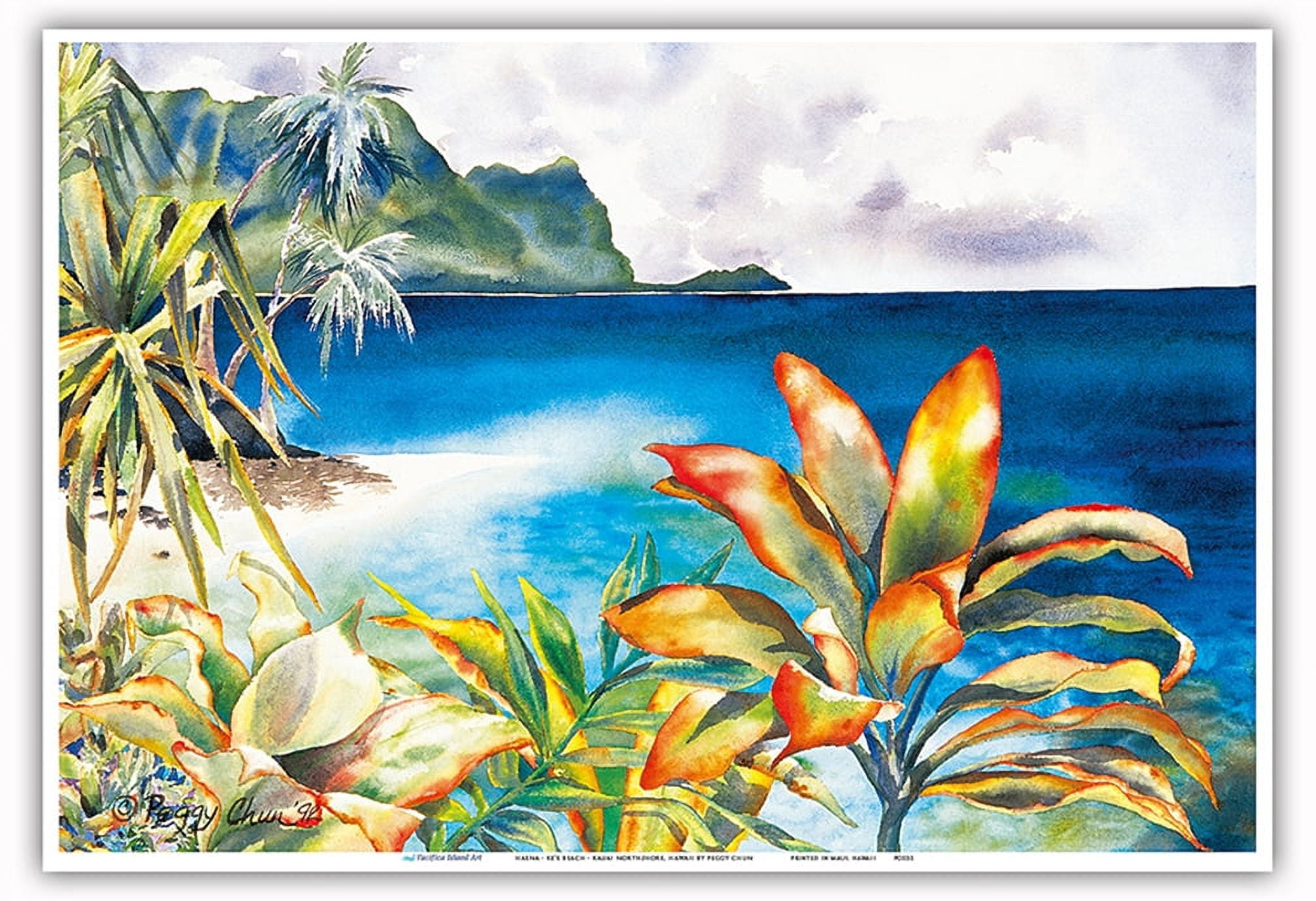 Haena - Ke’e Beach - Kauai Northshore Hawaii - From an Original Hawaii ...