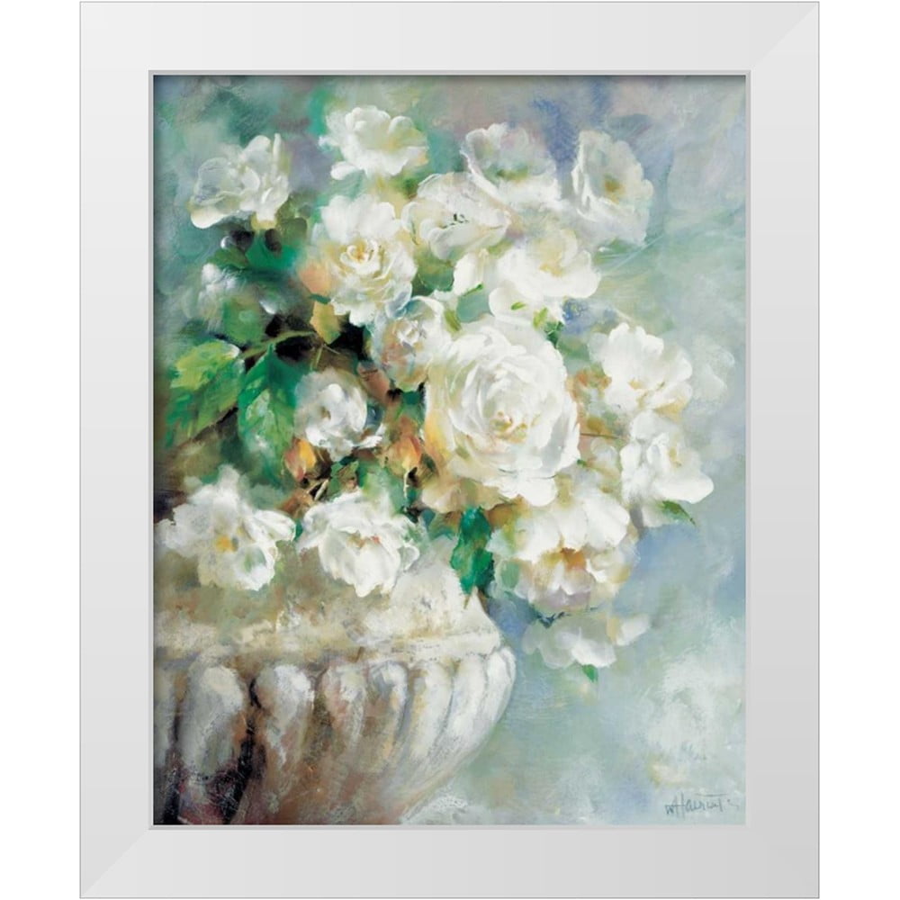 Haenraets, Willem 20x24 White Modern Wood Framed Museum Art Print Titled - A vague memory ...