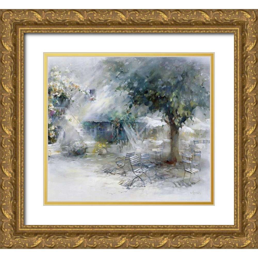 Haenraets, Willem 29x26 Gold Ornate Wood Framed with Double Matting ...