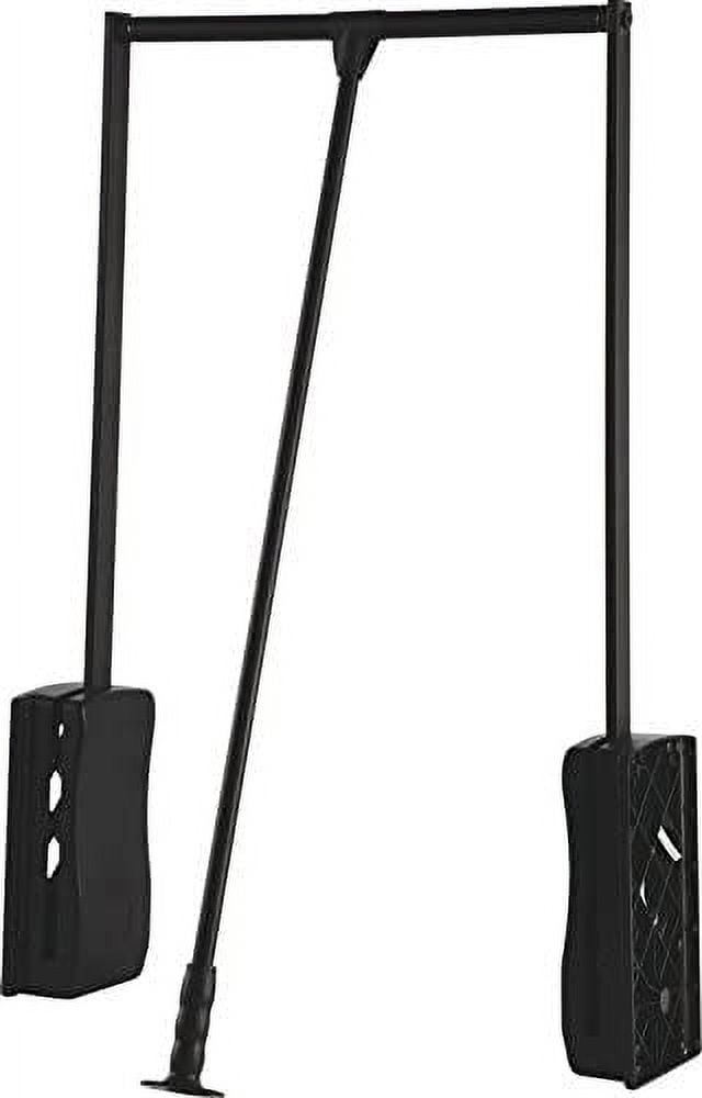 Hafele Pull Down Closet Rod, 26 lbs load capacity (Black powder-coated ...