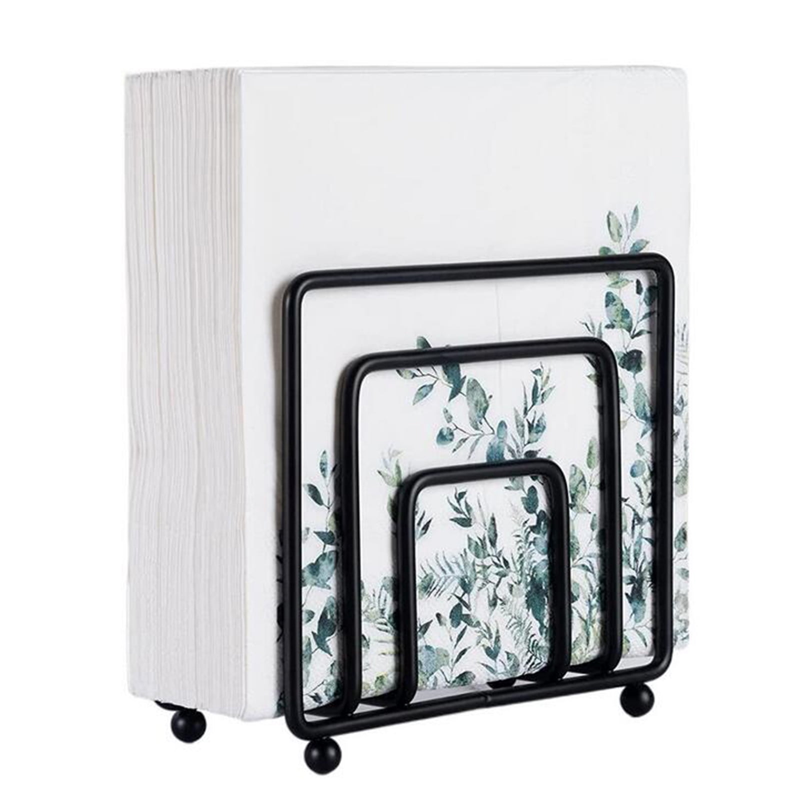 Hafidenty Black Three Door Square Table Paper Towel Clip Art Vertical ...