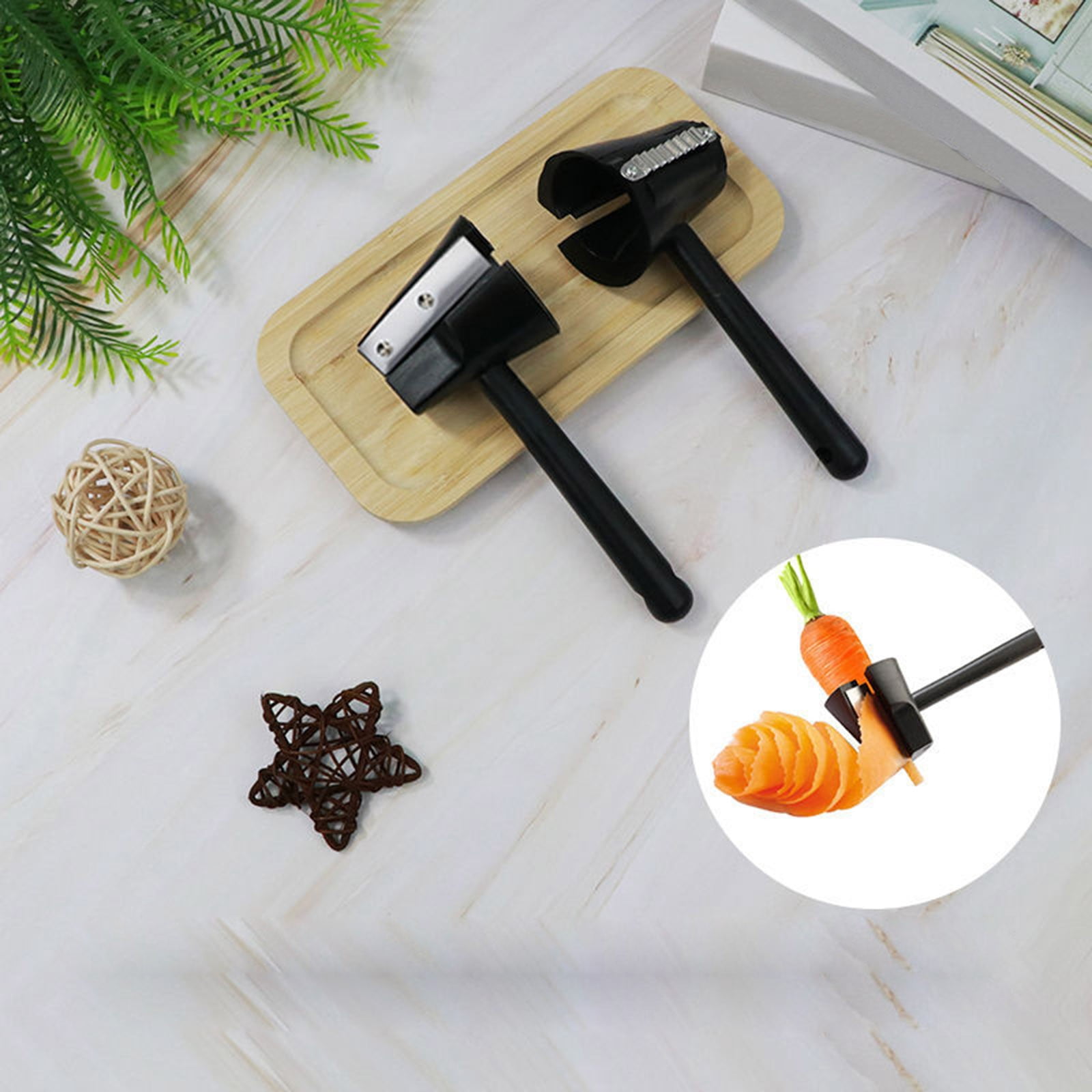 Hafidenty Spiral Funnel Flower Cutter Funnel Grater Spiral Flower ...