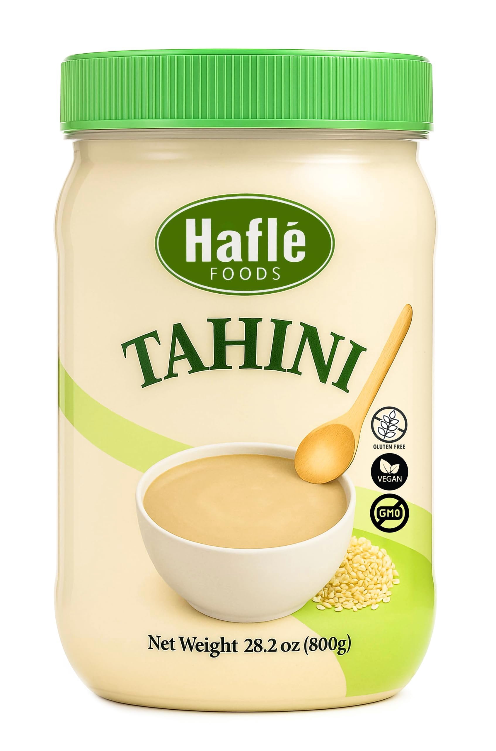 Hafle Tahini Paste for Hummas 28.2oz 800g Jordanian Sesame Seed Paste ...