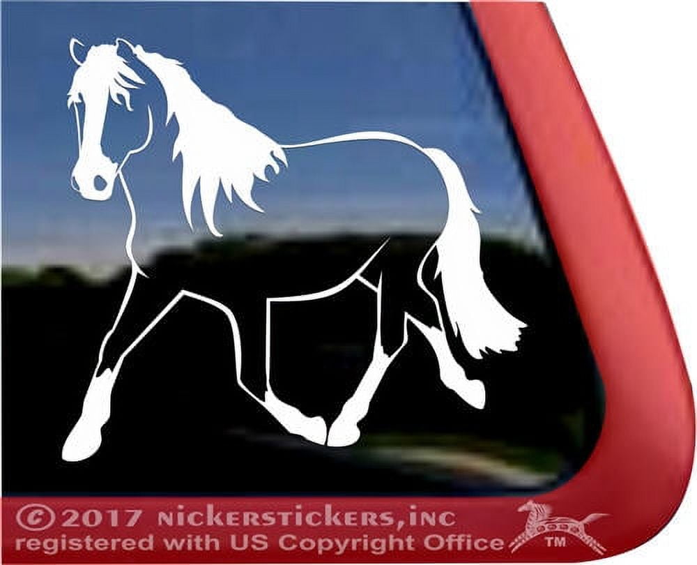 Haflinger Horse Decal | High Quality Vinyl Horse Window Decal - Walmart.com