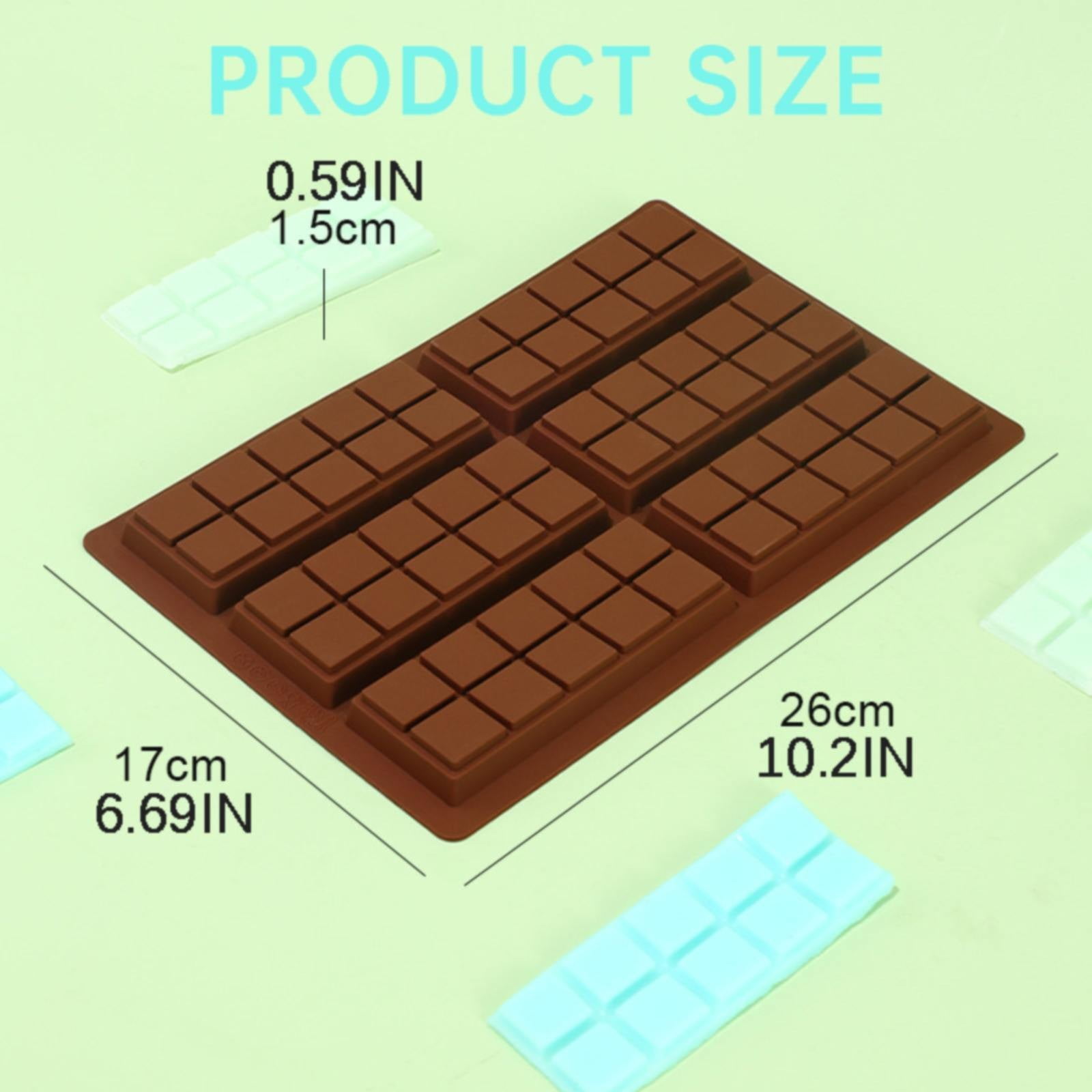 Haful Biscuit Moulds Silicone Snap Bars Making Set Break Apart Wax Melt ...