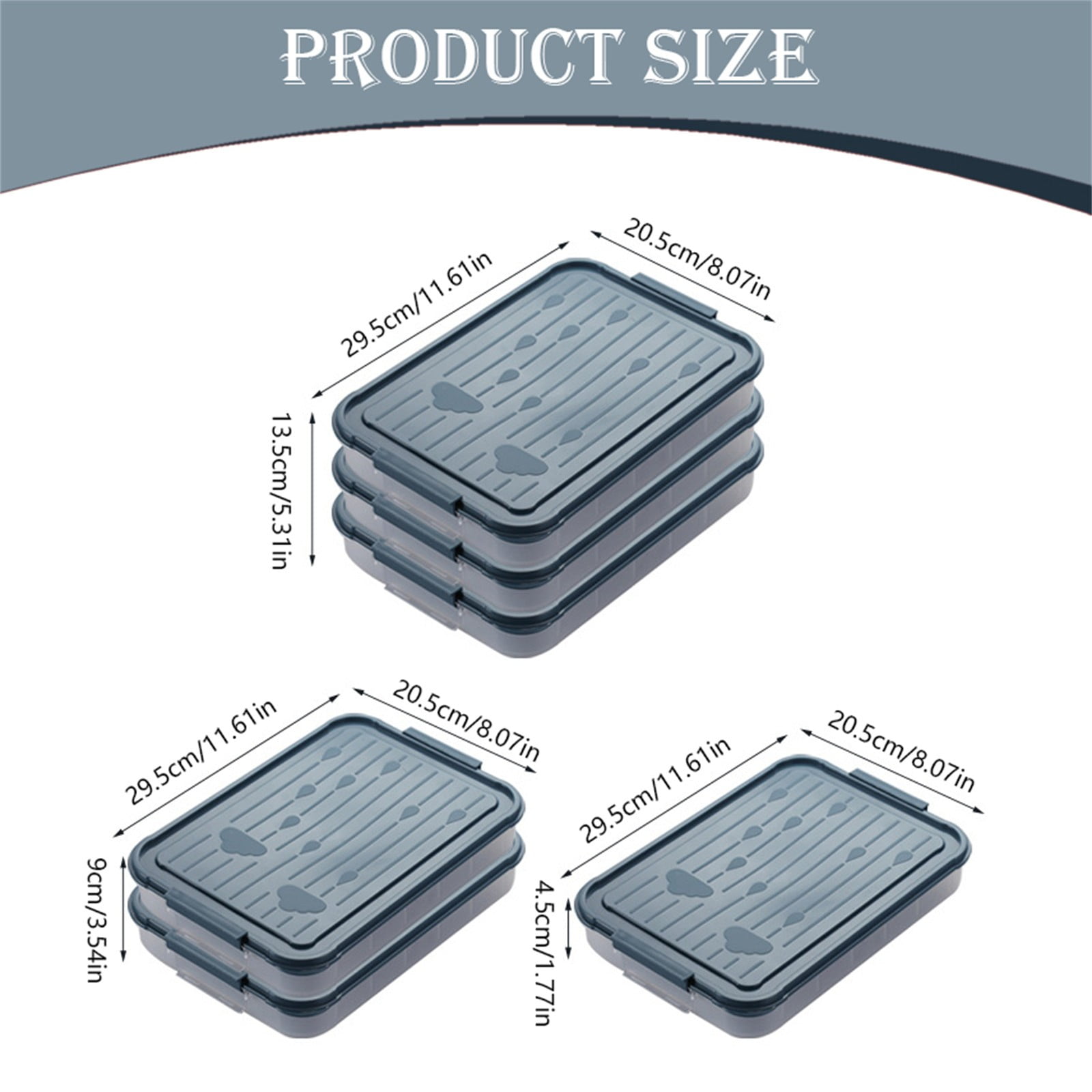 Haful Food Storage Box Acold Food Boxes for Fridge Sausage Storage ...