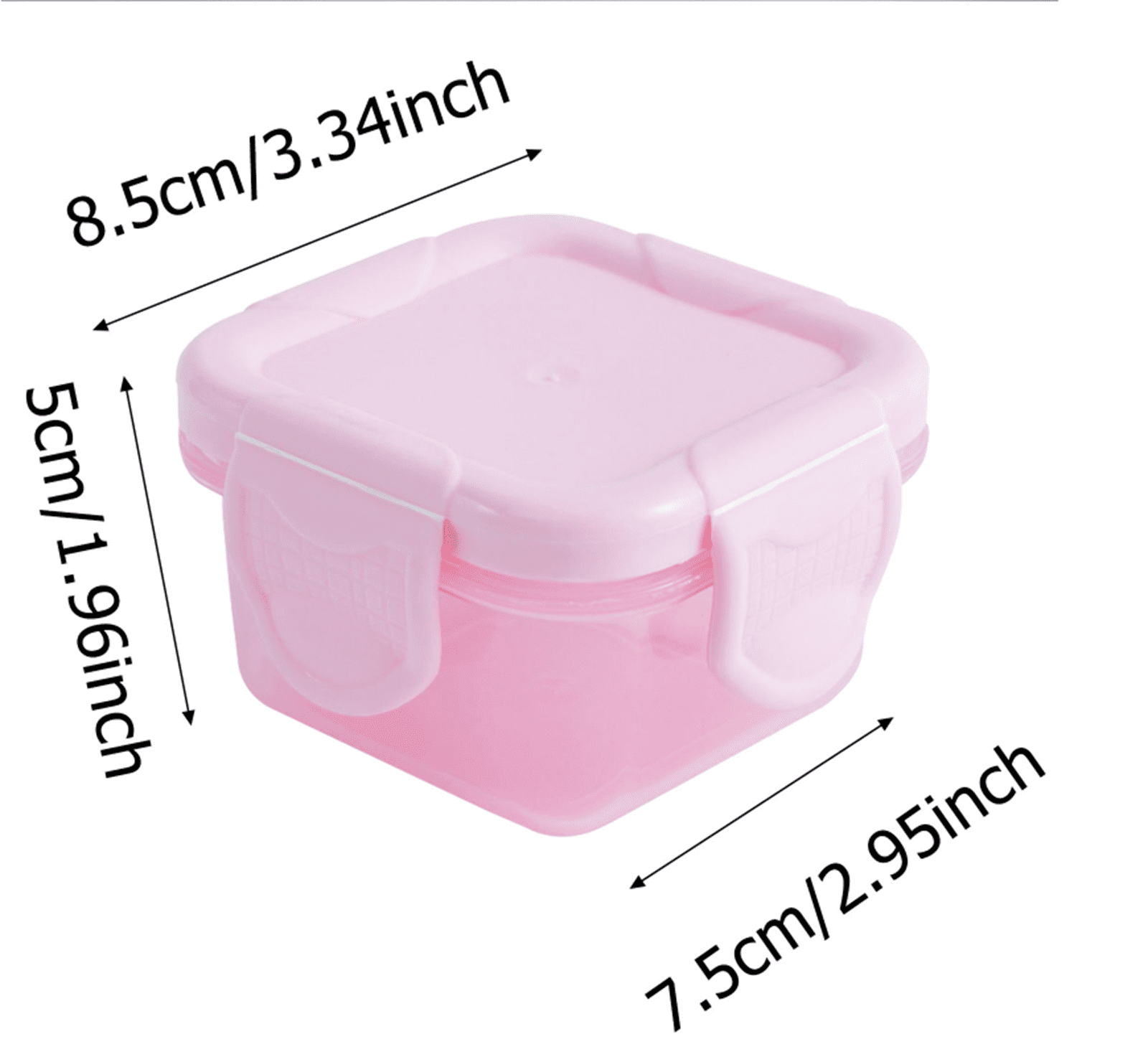 Haful Food Storage Mini Plastic Food Storage Containers with Lids Small ...
