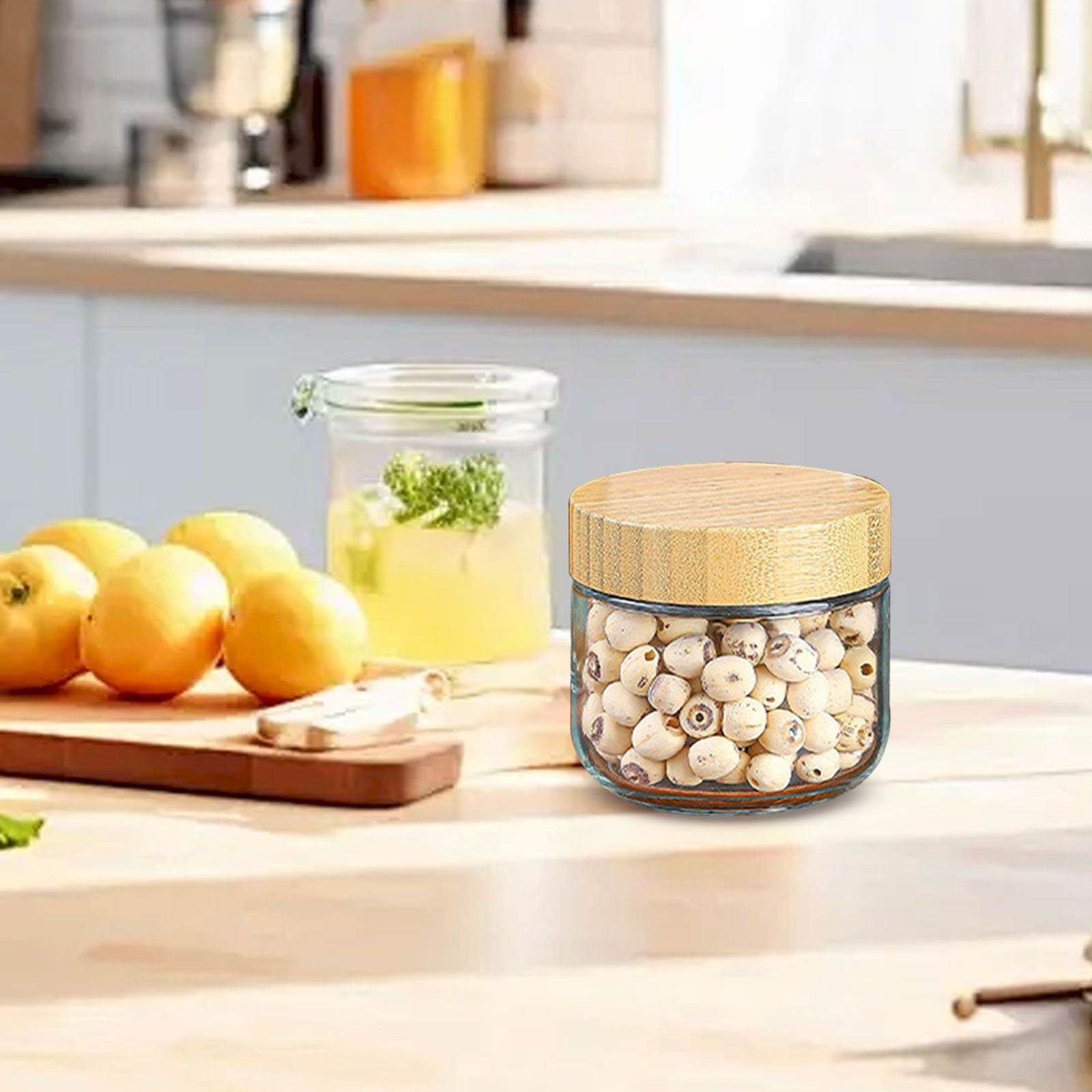 Haful Glass Sealed Jar 300Ml 2 Pack,Glass Jars with Airtight Lids ...
