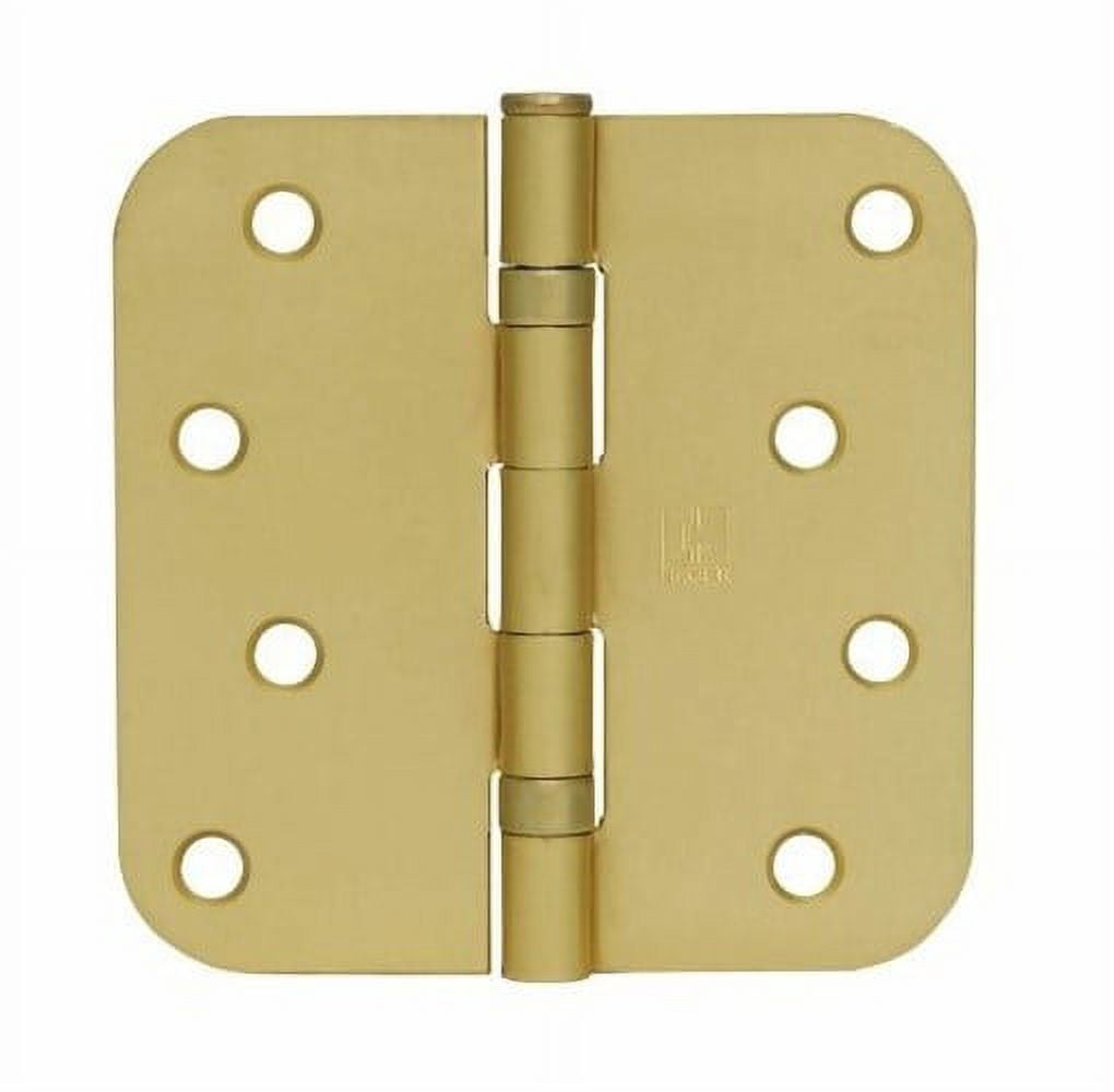 Hager Hinge RCBB18424358 4 x 4 x 0.62 in. Radius Full Mortise ...