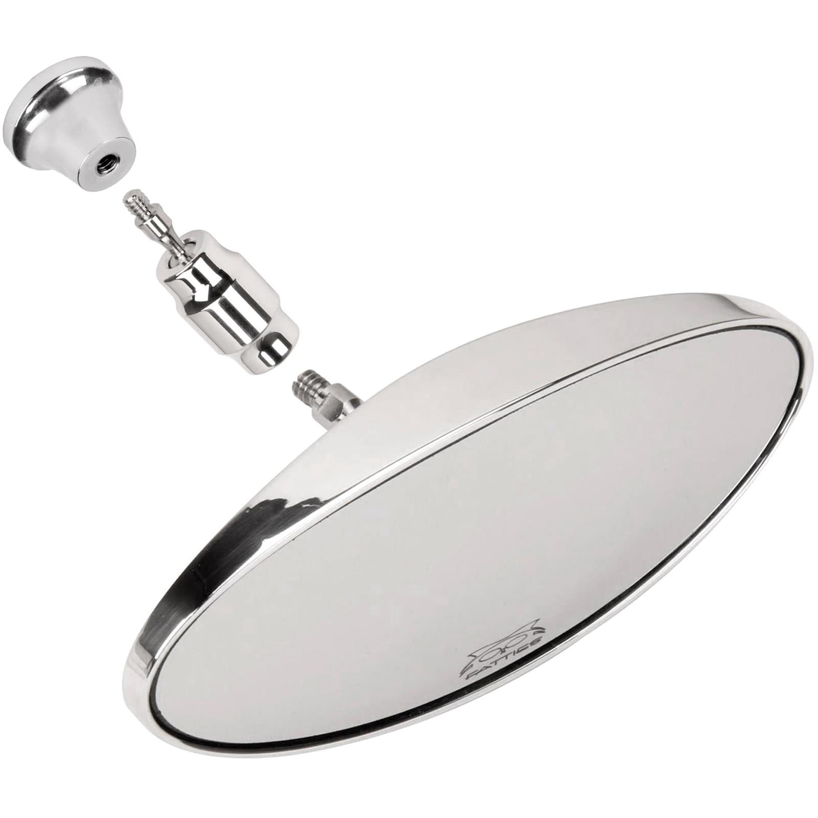 Hagan Fattie Rear-View Mirror Assembly w/Post Mount and Extension ...