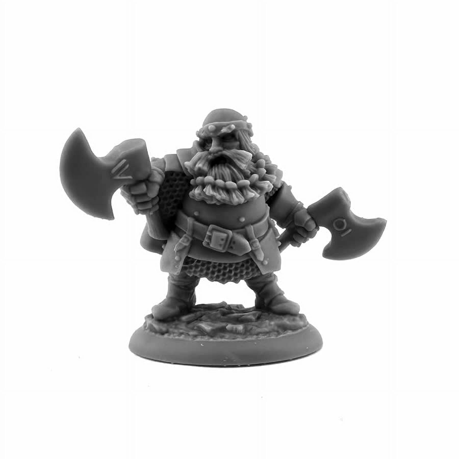 Hagar Dwarf Fighter Miniature 25mm Heroic Scale Figure Dungeon Dwellers ...