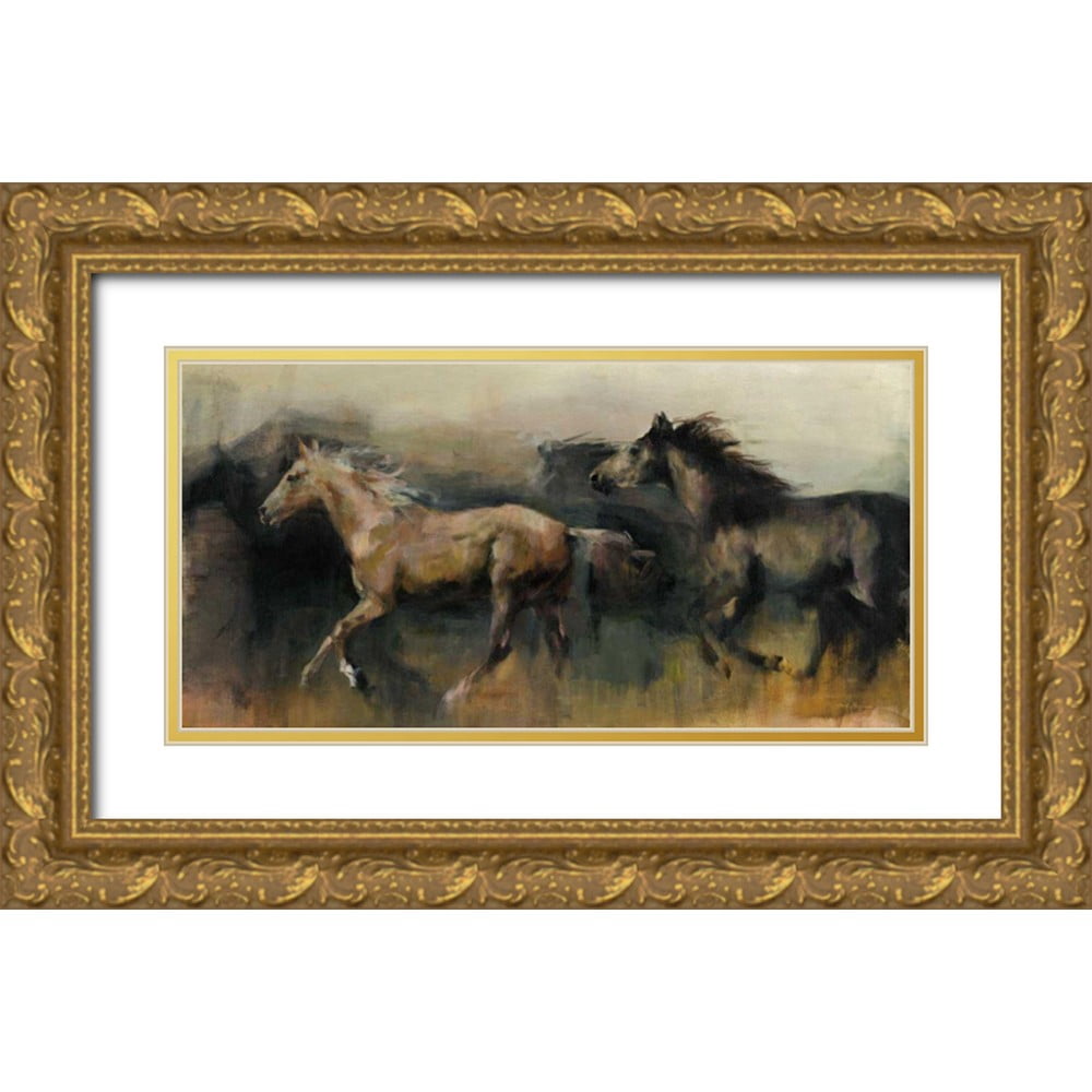 Hageman, Marilyn 18x11 Gold Ornate Wood Framed with Double Matting ...