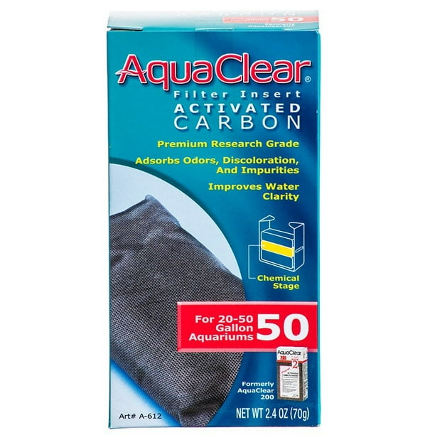 AquaClear 50 Filter Insert Activated Carbon 2.5oz - Walmart Business ...