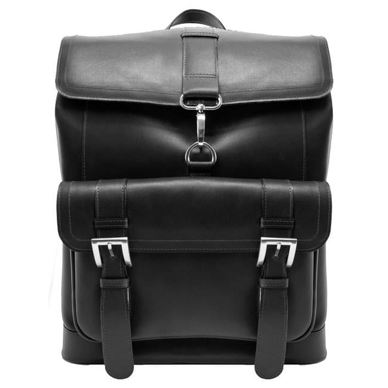 Hagen Leather Laptop Backpack, Black - Walmart.com