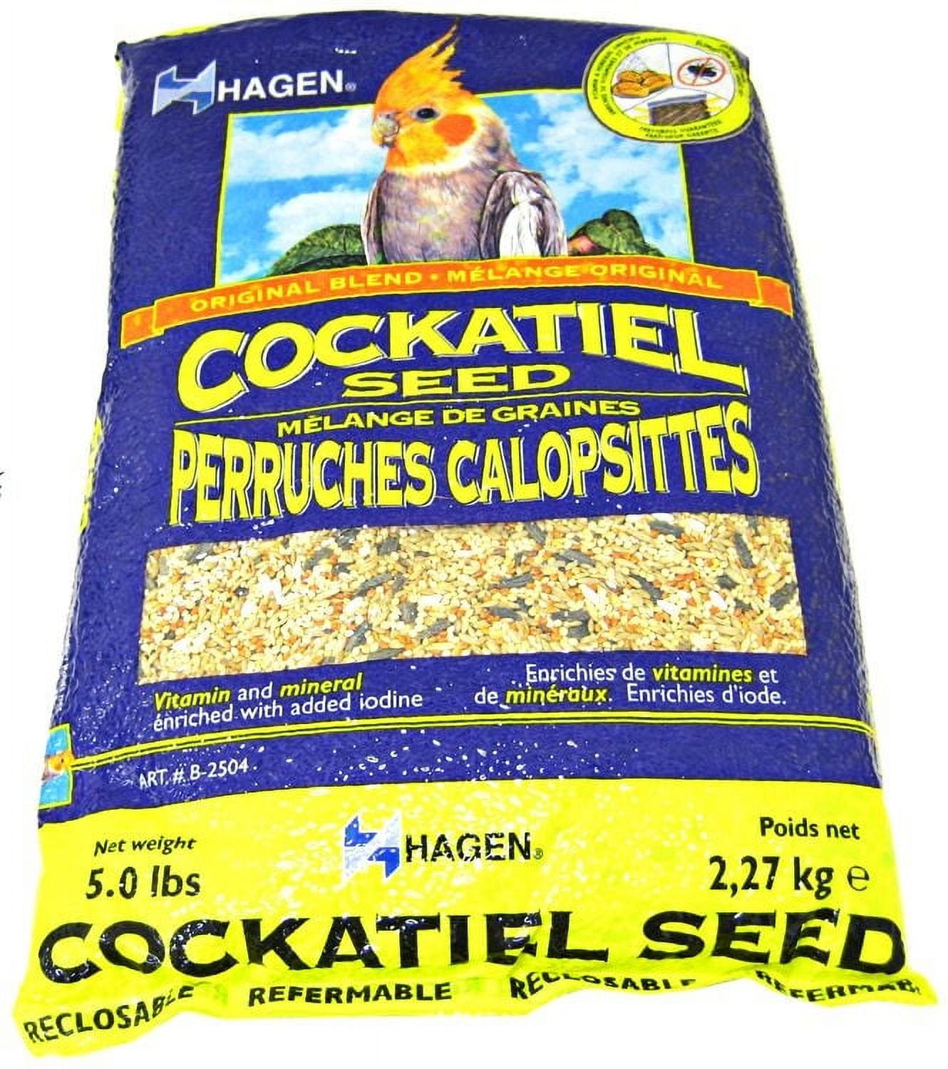 Hagen Original Blend Cockatiel Seed 5 lb - Walmart.com