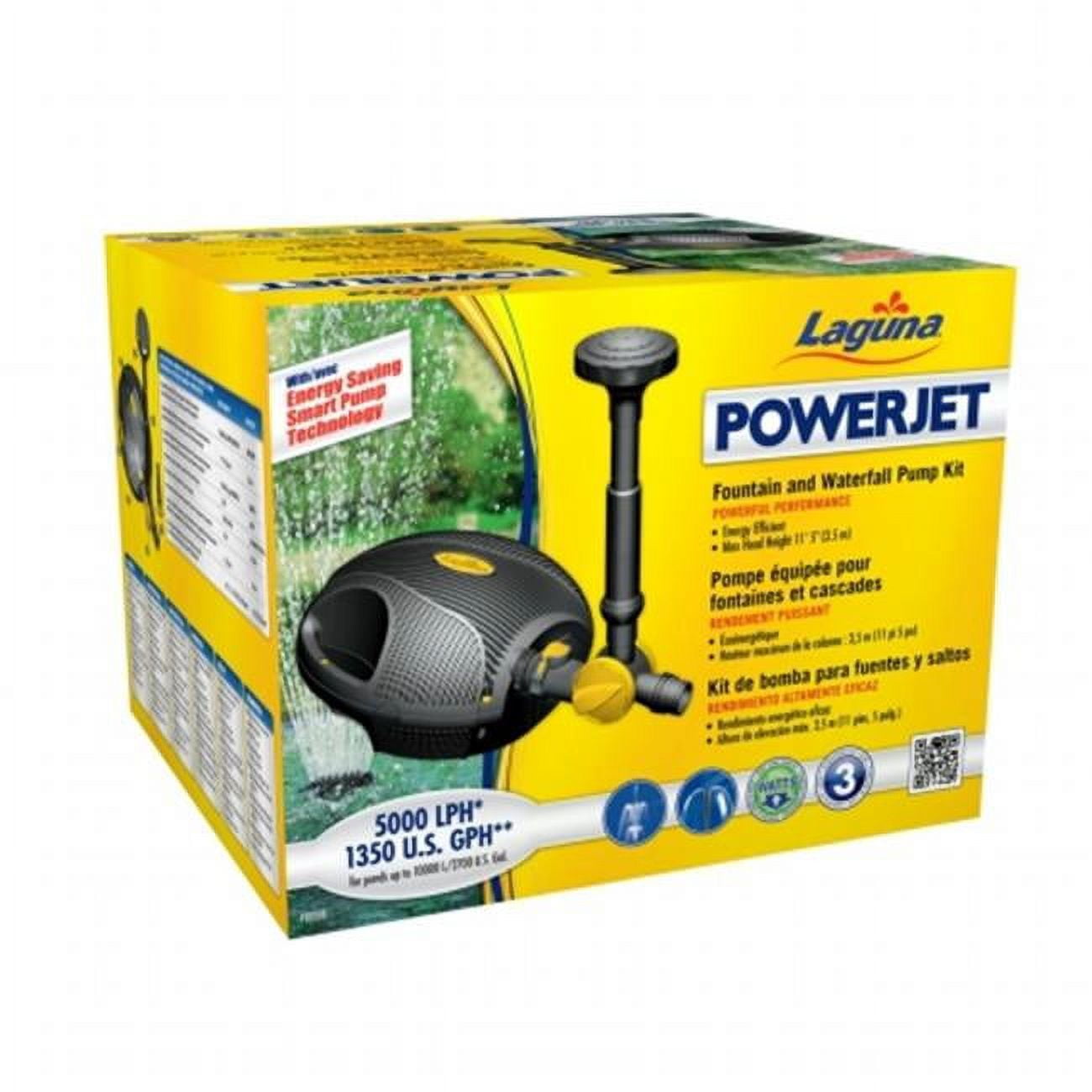 Hagen PT8208 Laguna PowerJet 1350 Fountain & Waterfall Pump Kit ...