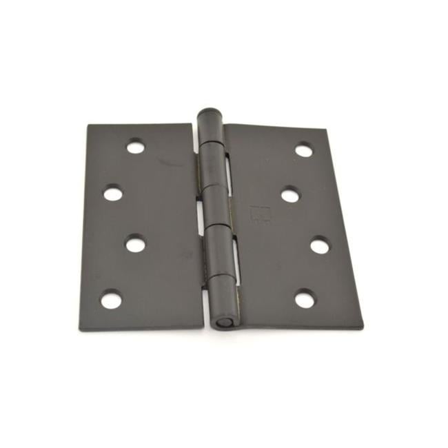 Hager 174141DEA 4 x 4 in. Steel Square Corner Full Mortise Plain ...